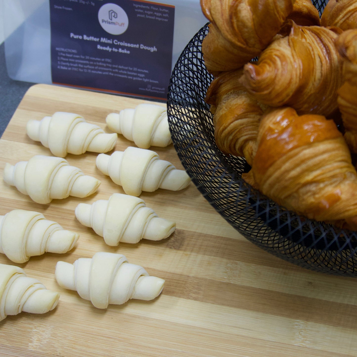 Bake-it-Yourself Frozen Premium Butter Mini Croissants (25 pcs ...